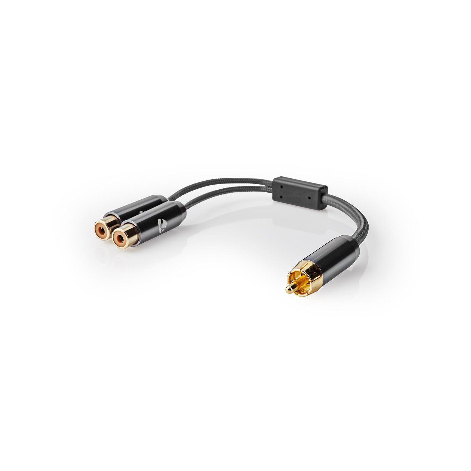 Highend Adapter Kabel Cinch Stecker - 2 x Chinch Buchse RCA Audio HD ...