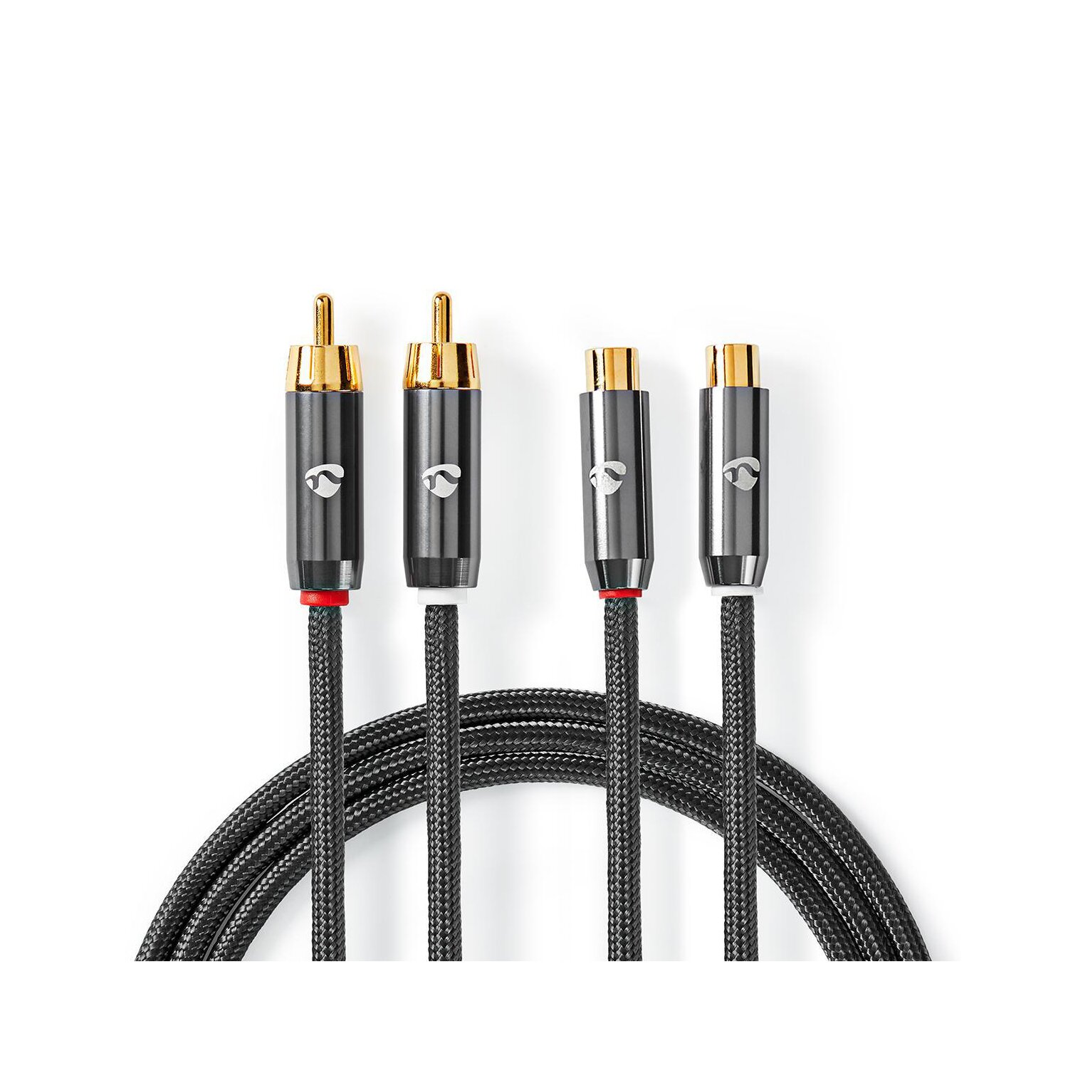 5m Highend OFC Cinchkabel Cinch RCA Chinch Kabel Stereo 2 x Stecker V ...