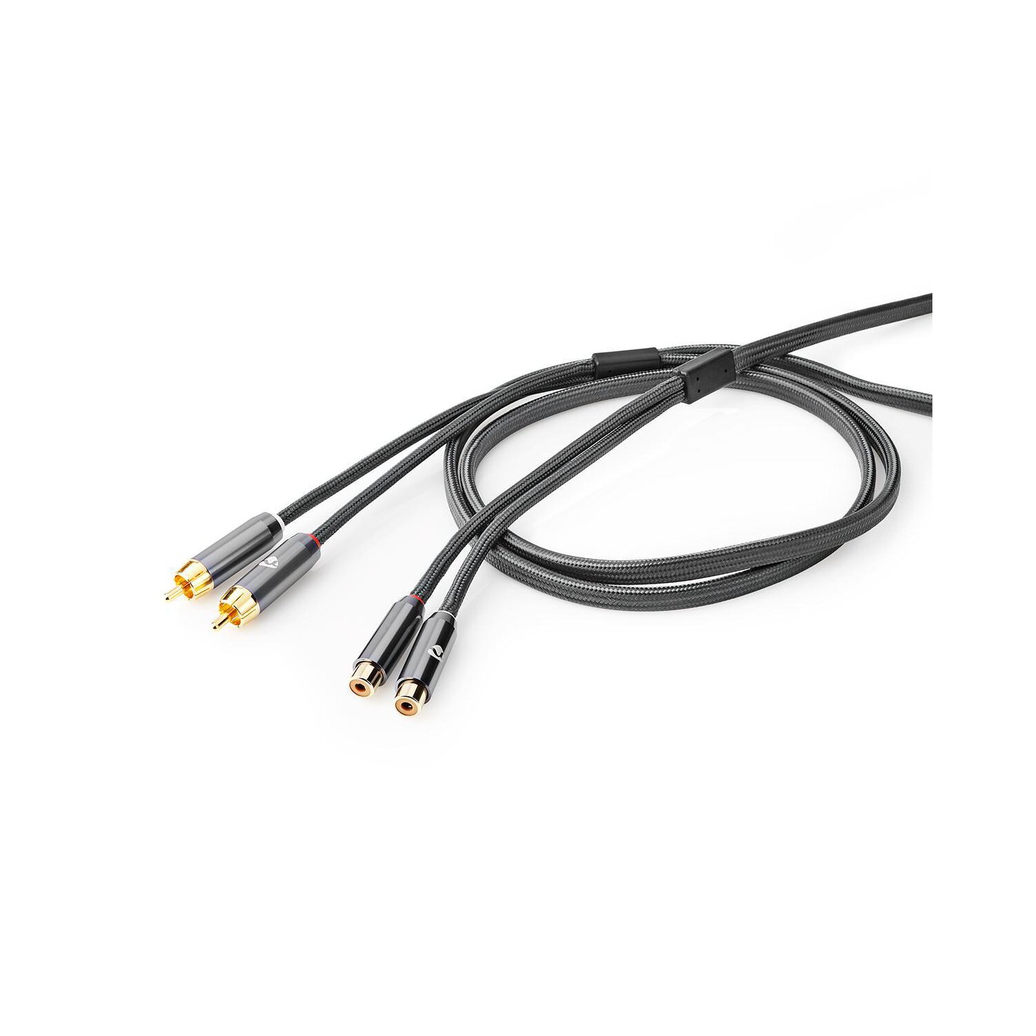 5m Highend OFC Cinchkabel Cinch RCA Chinch Kabel Stereo 2 x Stecker V ...