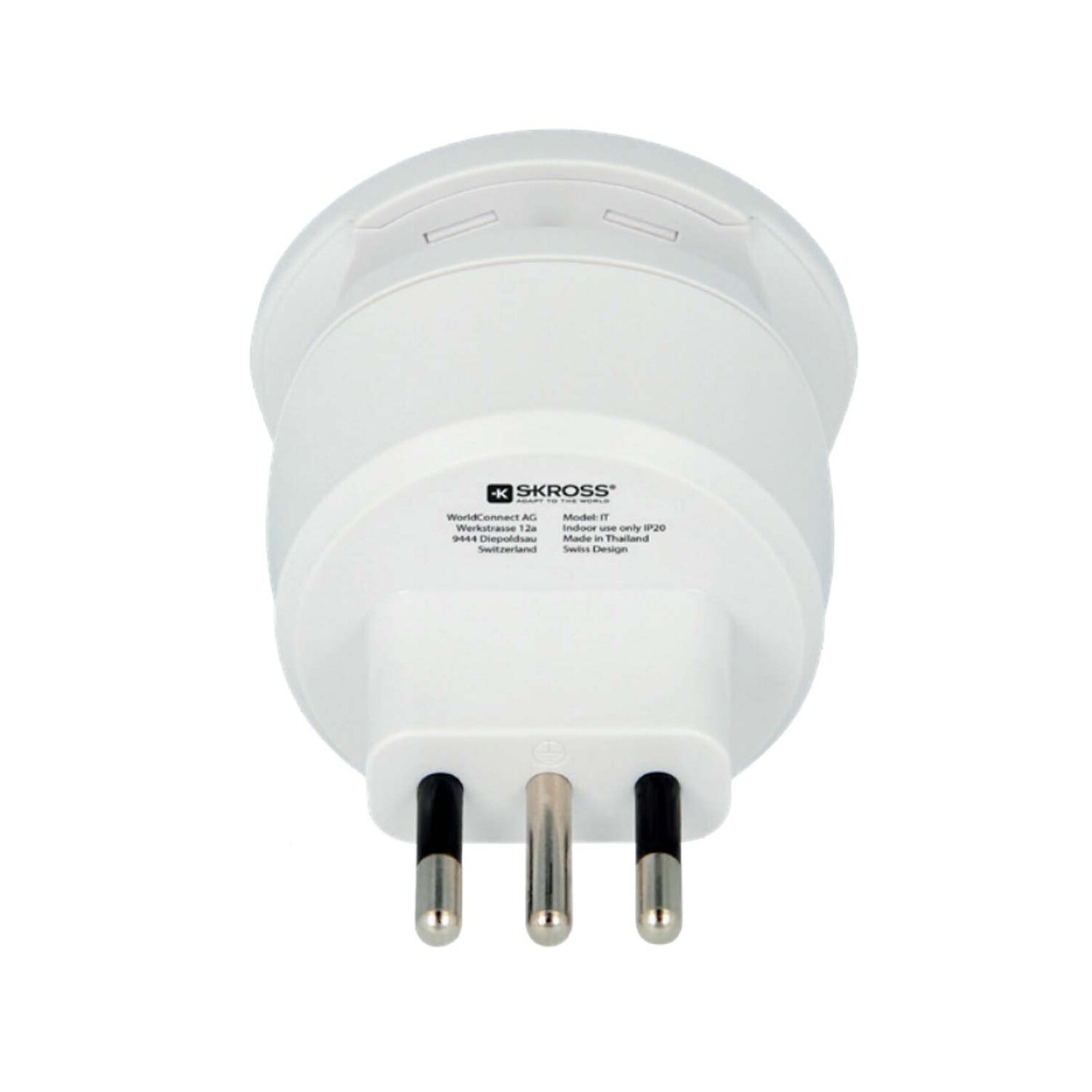 Italien Reisestecker Schutzkontakt Reise Stecker Adapter Strom Steckd ...