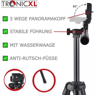 30-60cm Tripod Tisch Stativ Kamera höhenverstellbar I DSLR I Webcam I ...