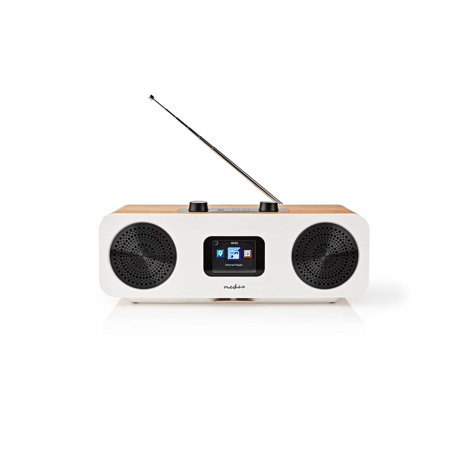 DAB+ WiFi Wlan Internet Radio Holz Design Retro Bluetooth Smartphone ...