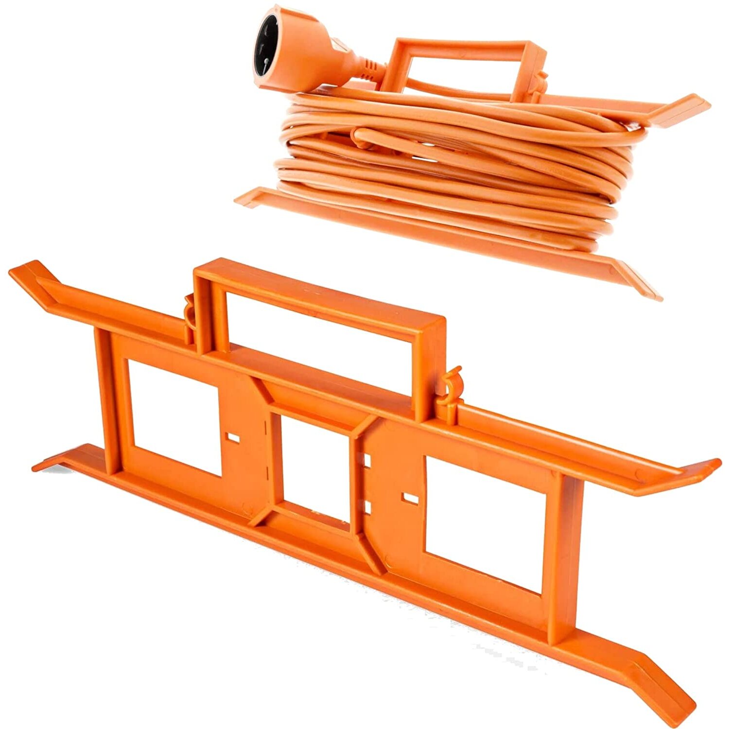 2 Stück Kabelaufwickler Kabelhantel kabelaufroller für Stromkabel Ver ...