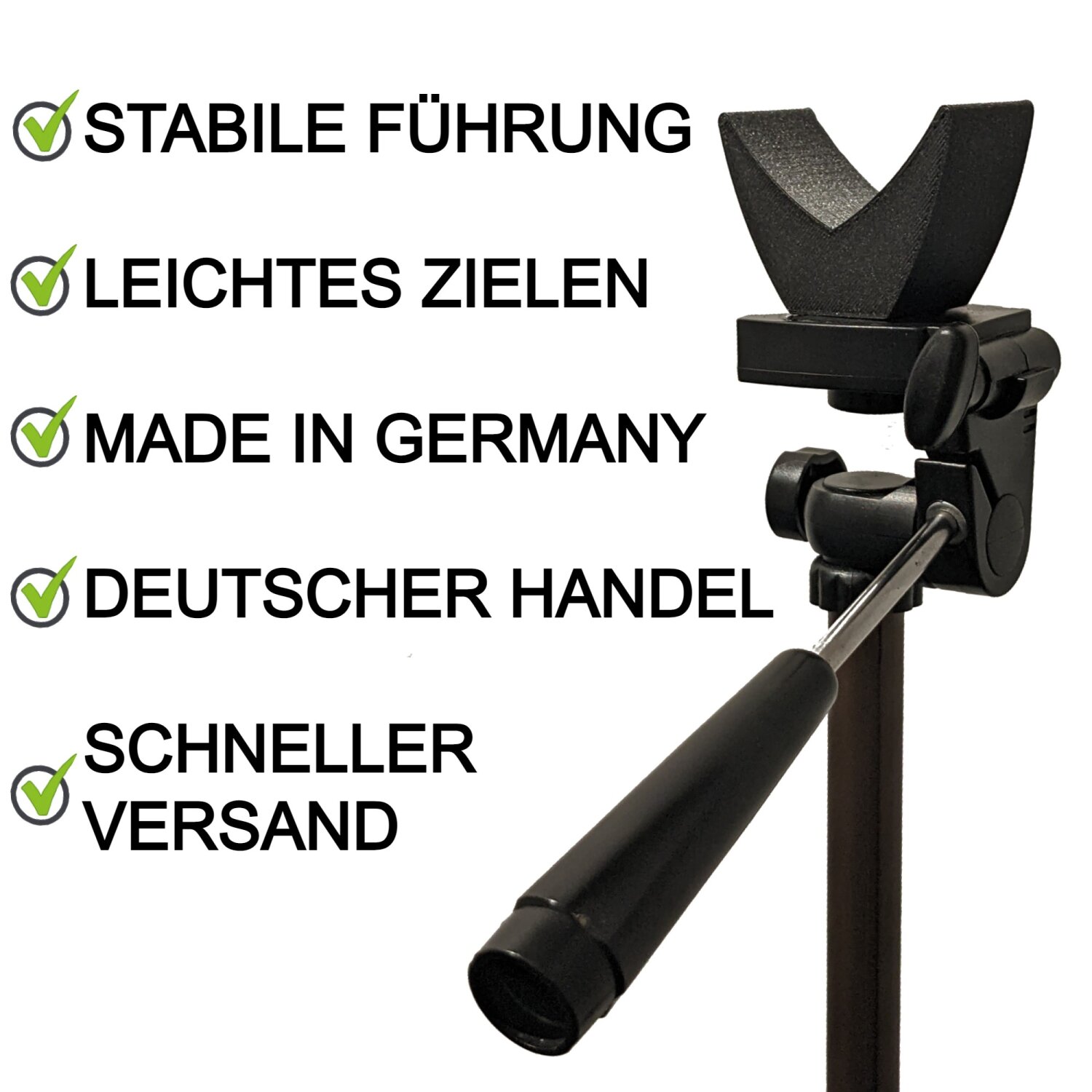 Objektiv & Gewehrauflage für Stativ Dreibein 1/4 Zoll Adapter für Gew, 5,99