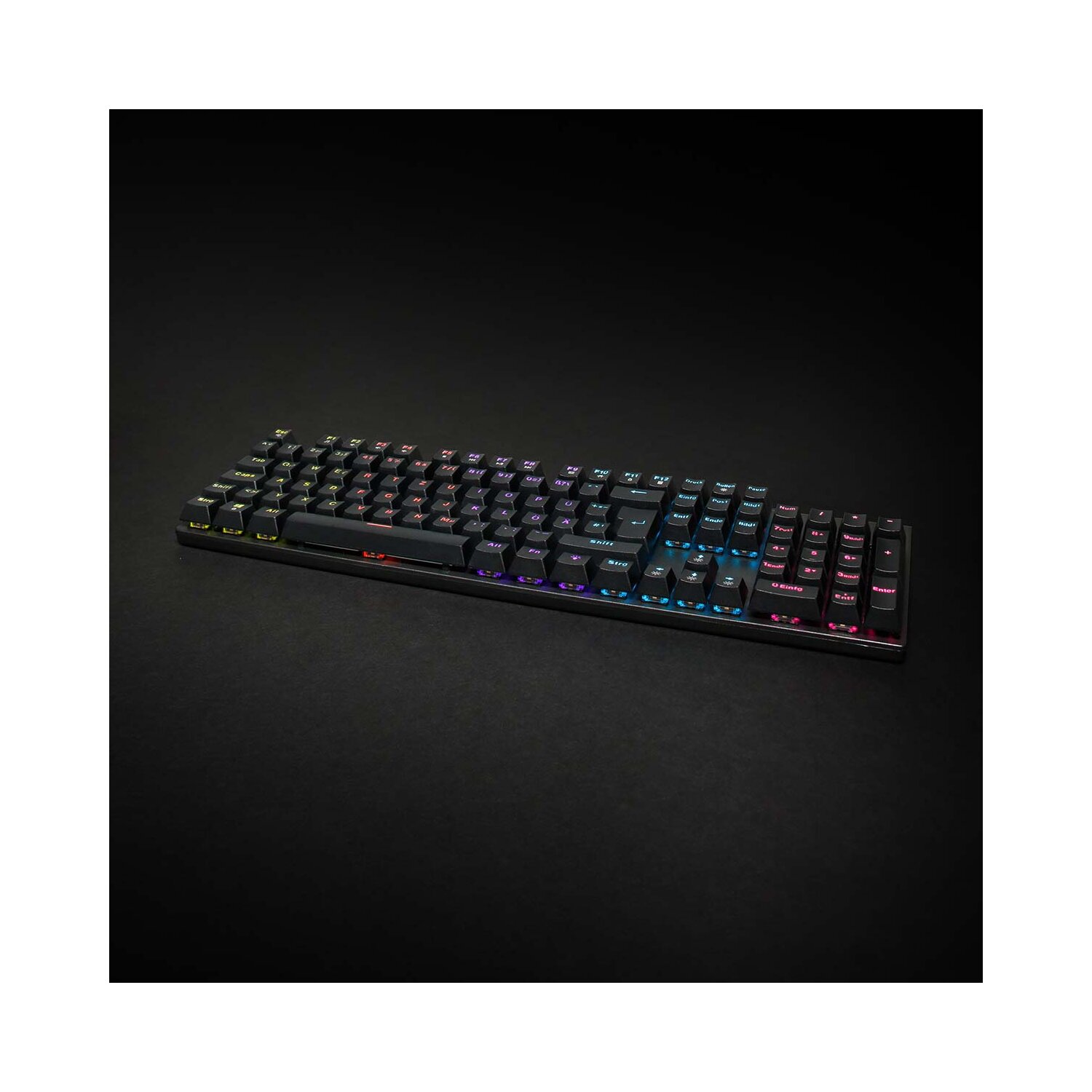 Beleuchtete Gaming Tastatur mechanisch RGB LED Beleuchtung Keyboard, 29 ...