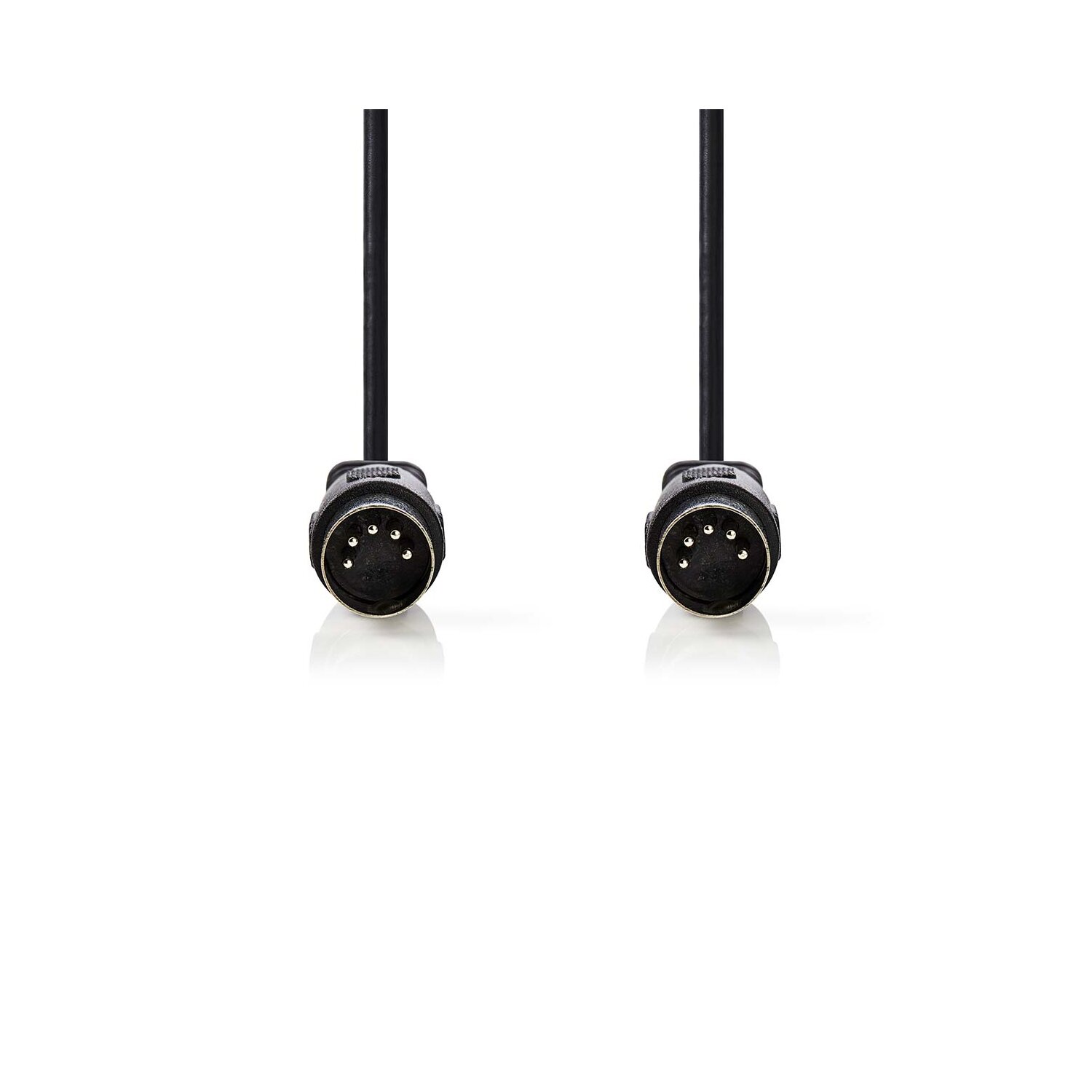 Audio-Kabel DIN 5-Pin Stecker 5 pol polig Male männlich 3m 3 Meter, 2,45