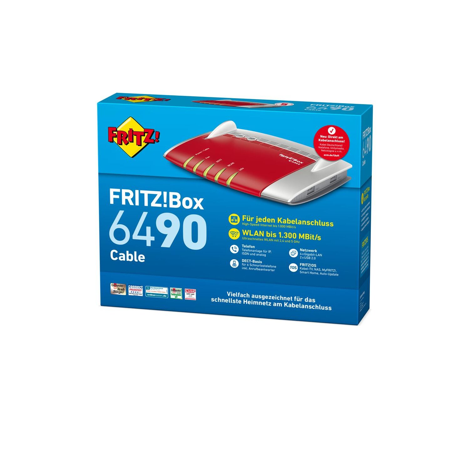 AVM FRITZ!Box 6490 Cable, 269,00