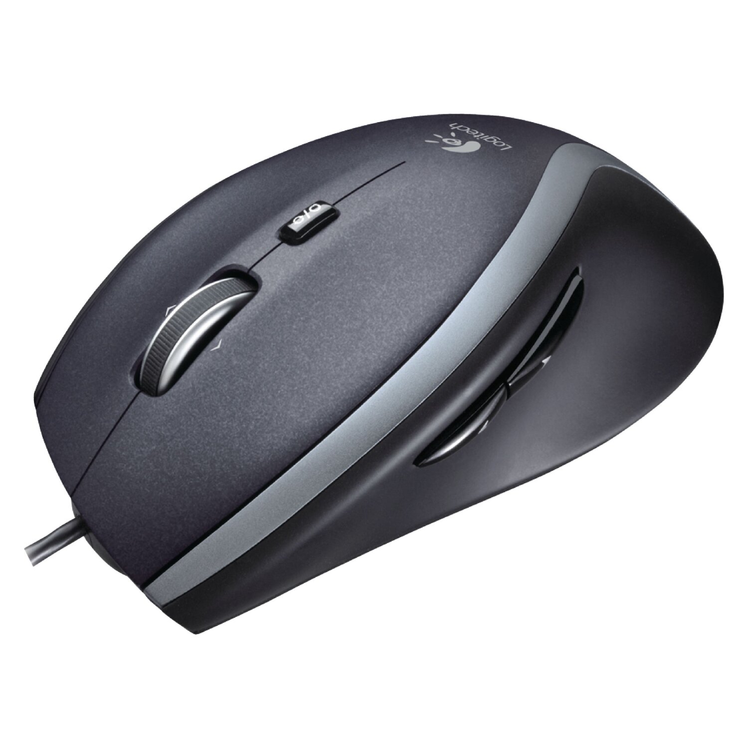 Maus mit Kabel Desktop 5 Tasten Schwarz, 61,54