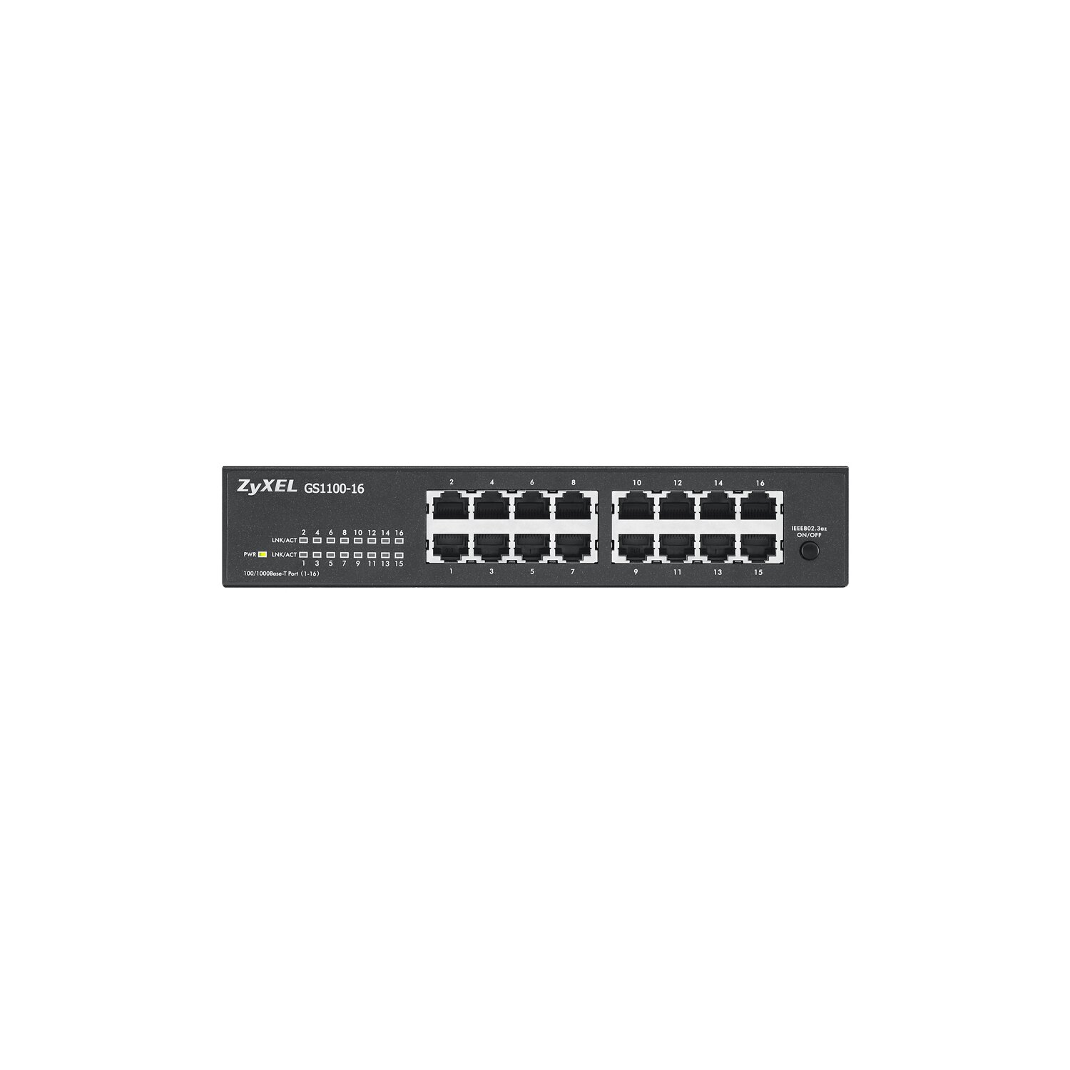 ZyXEL Switch 16 Port PortsMetall Gigabit Ethernet Lan Verteiler Weich ...