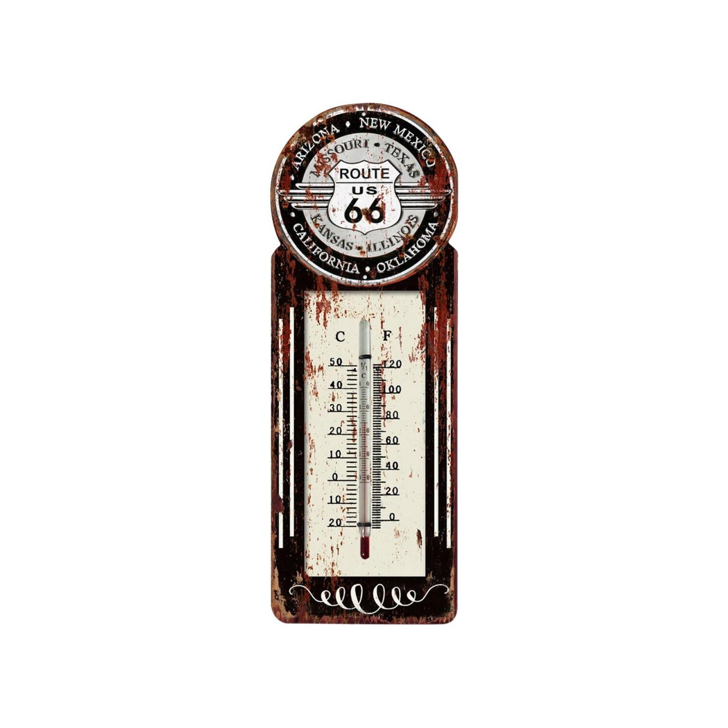 Thermometer Route 66, 10,99