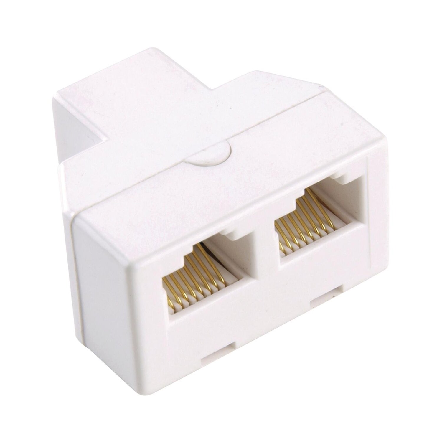 Telefonadapter RJ11 (6P4C) female - 2x RJ11 (4/6) female Weiss, 1,35
