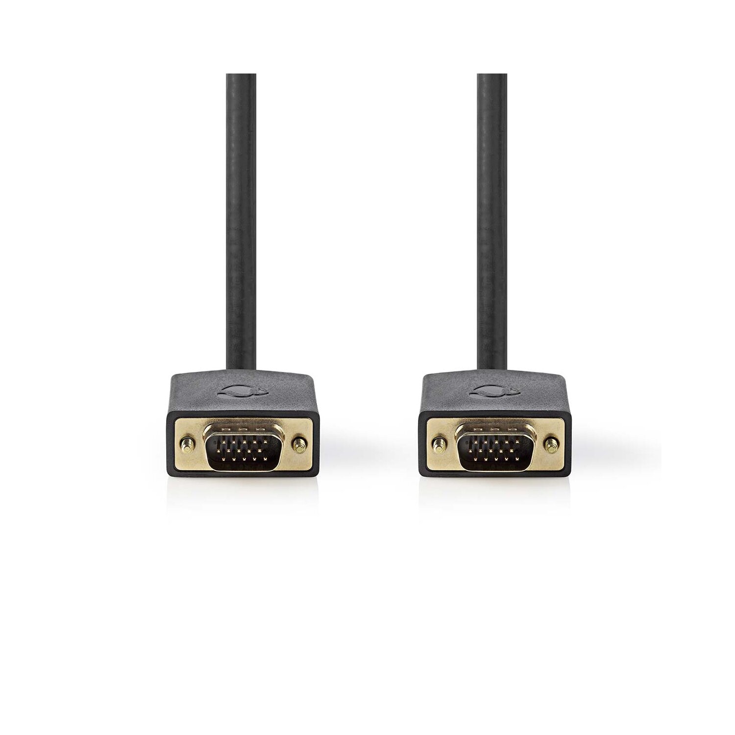 2m VGA Stecker Kabel PC Video / Beamer / KVM Schalter WUXGA 1920x1200 ...