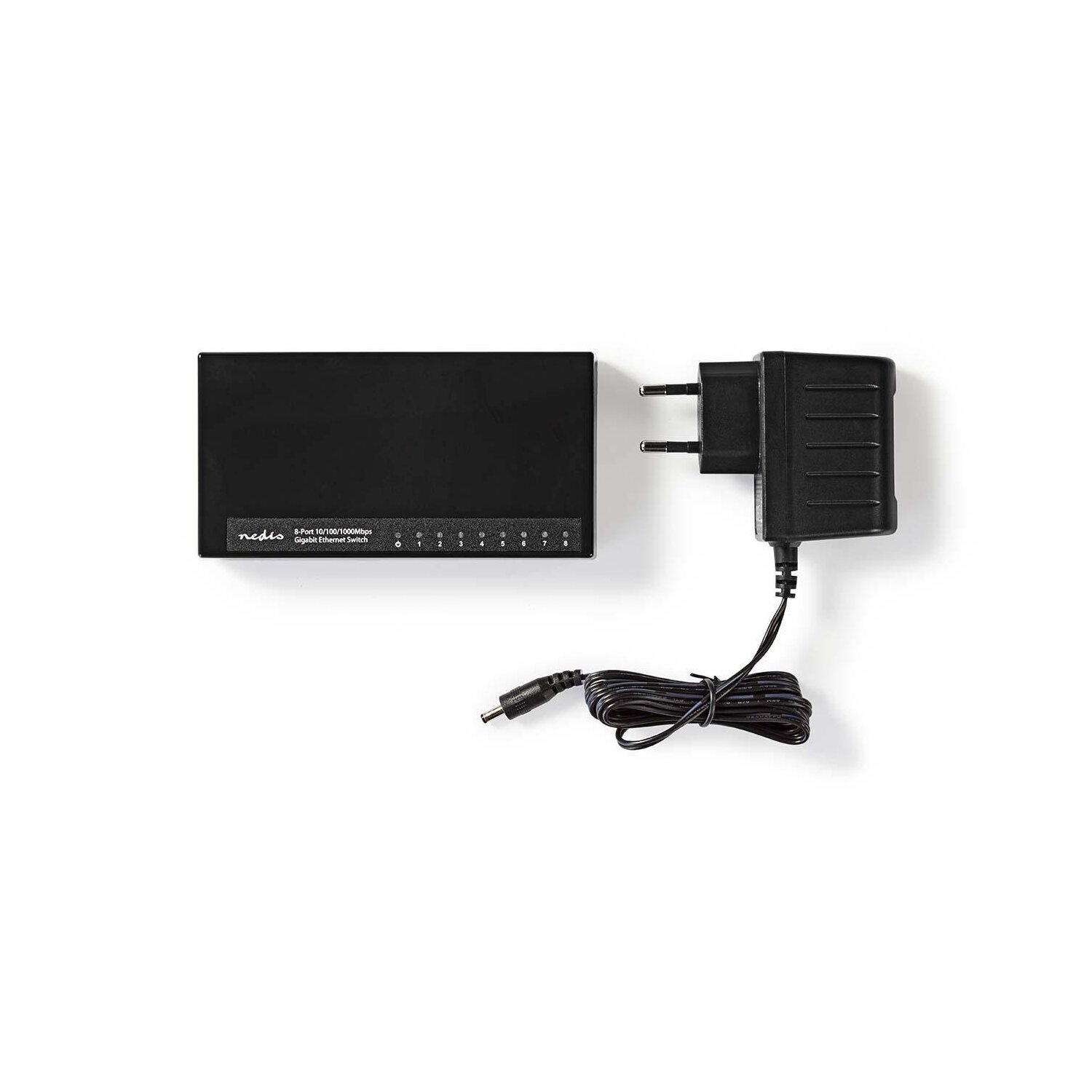 8-fach Netzwerk Switch Gigabit Ethernet Lan Hub Verteiler Internet We ...