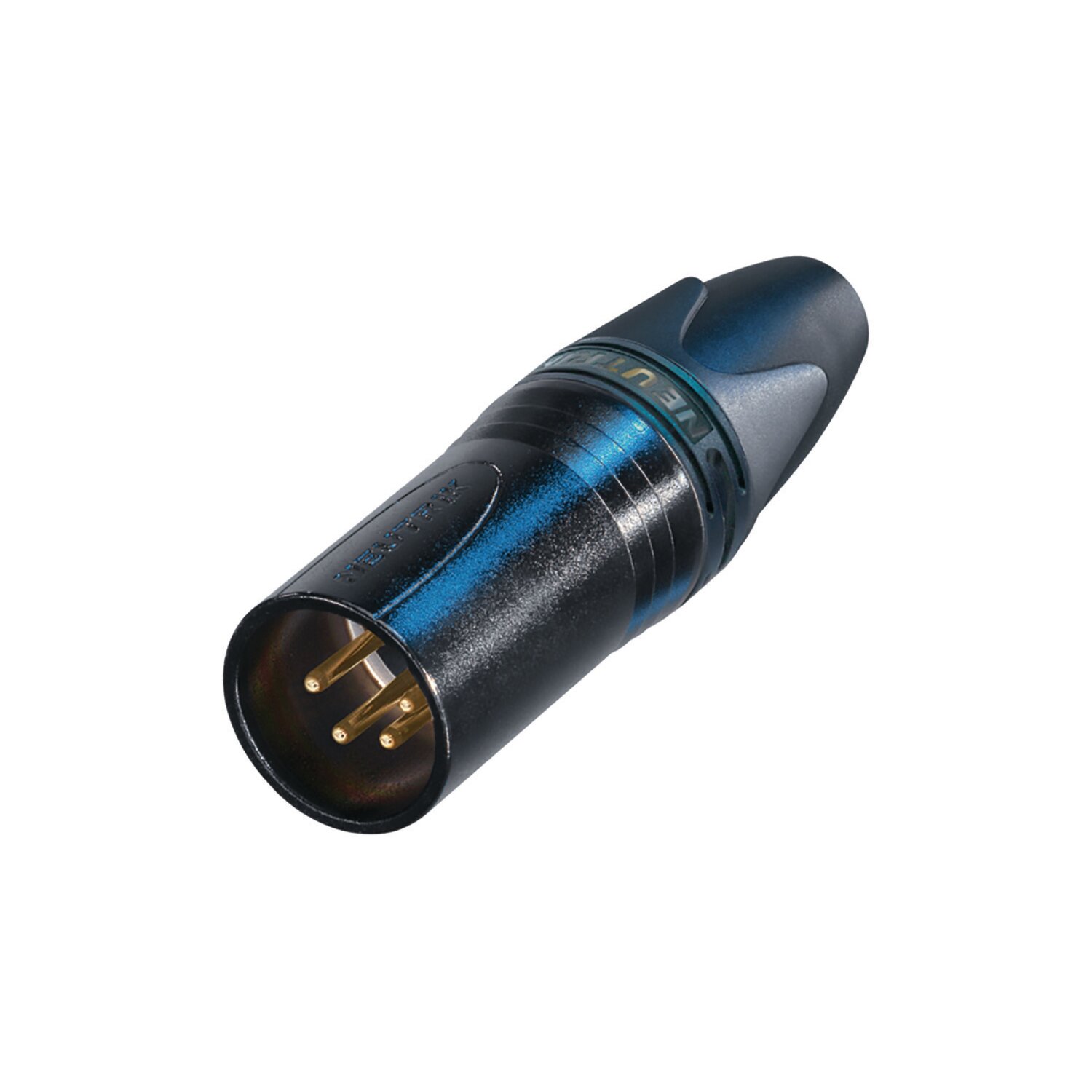 XLR Kabelstecker 4 N/A XX Lötverbindung schwarz, 7,75