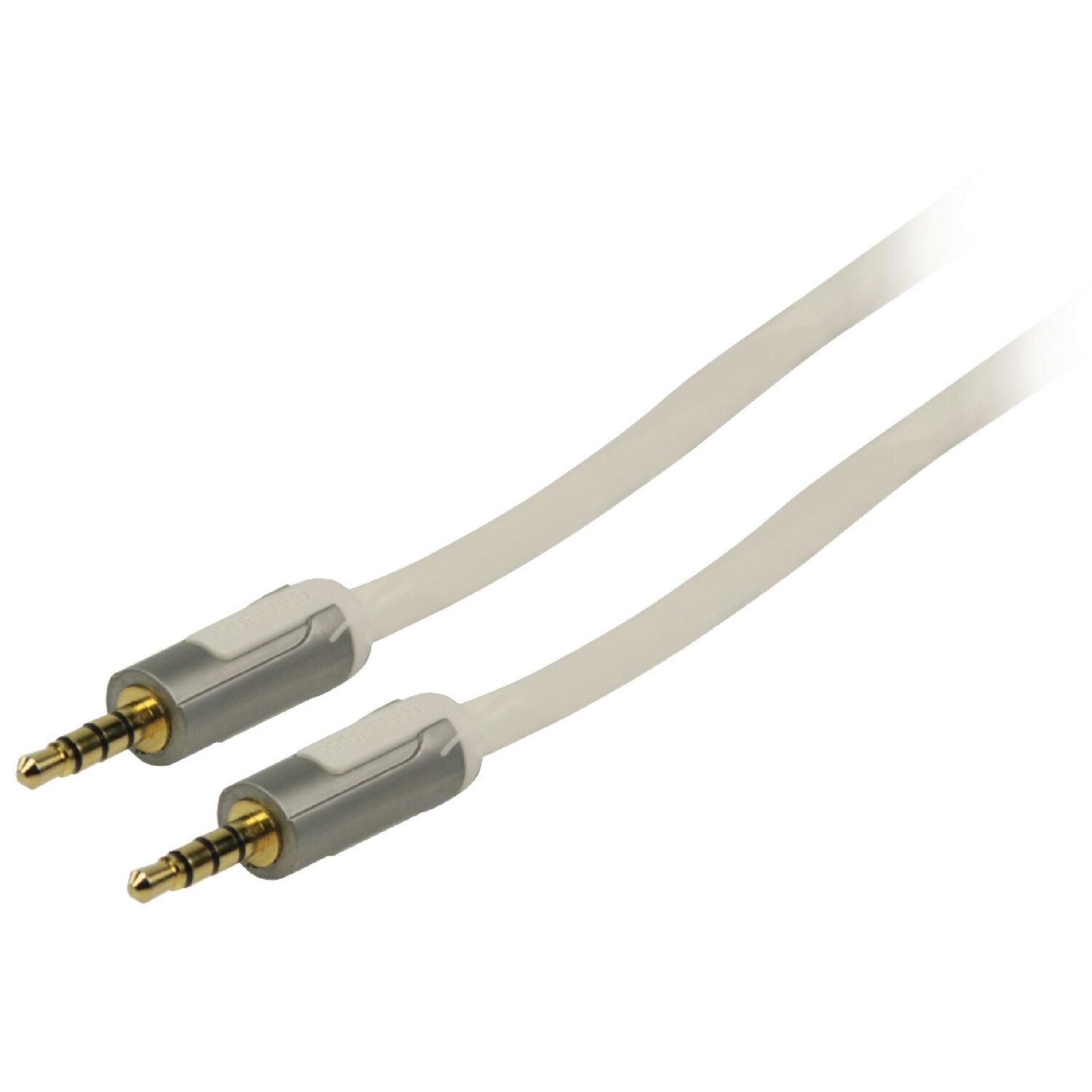 Stereo-Audiokabel 3.5 mm male - 3.5 mm male 2.00 m Weiss, 5,30