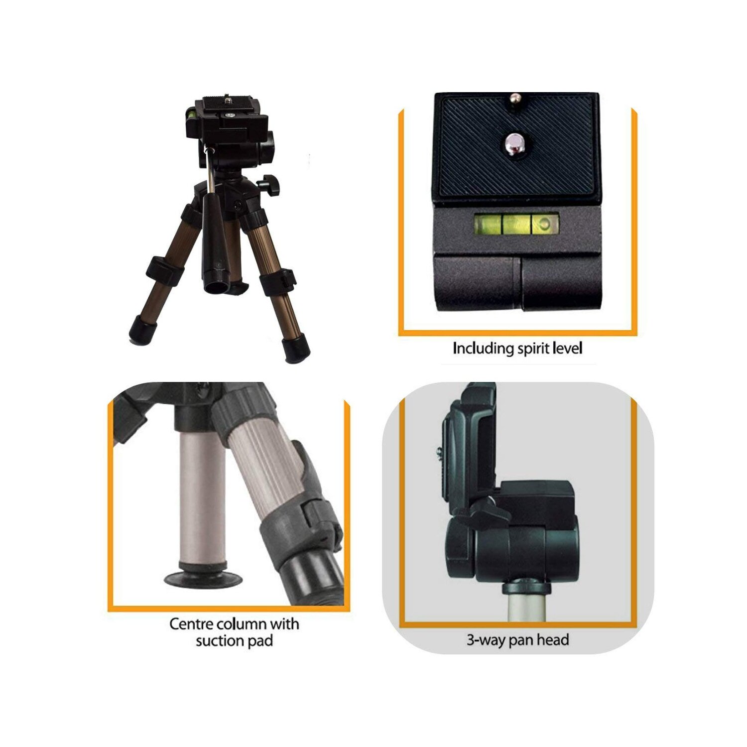 TronicXL Tripod 17 W Stativ für Webcam zb Logitech C920 Brio 4K C925e ...