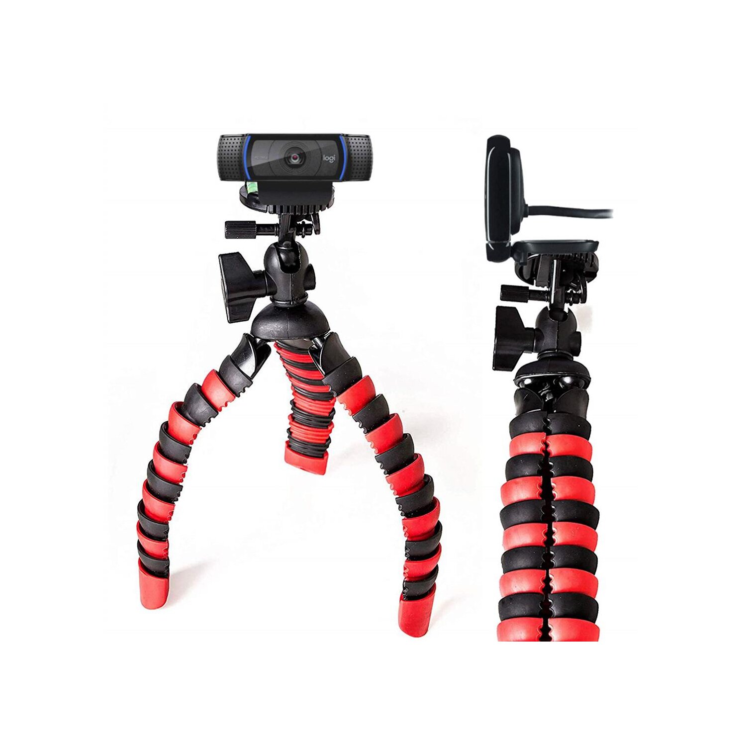 TronicXL Tripod 1W Stativ für Webcam zb Logitech C920 Brio 4K C925e C ...