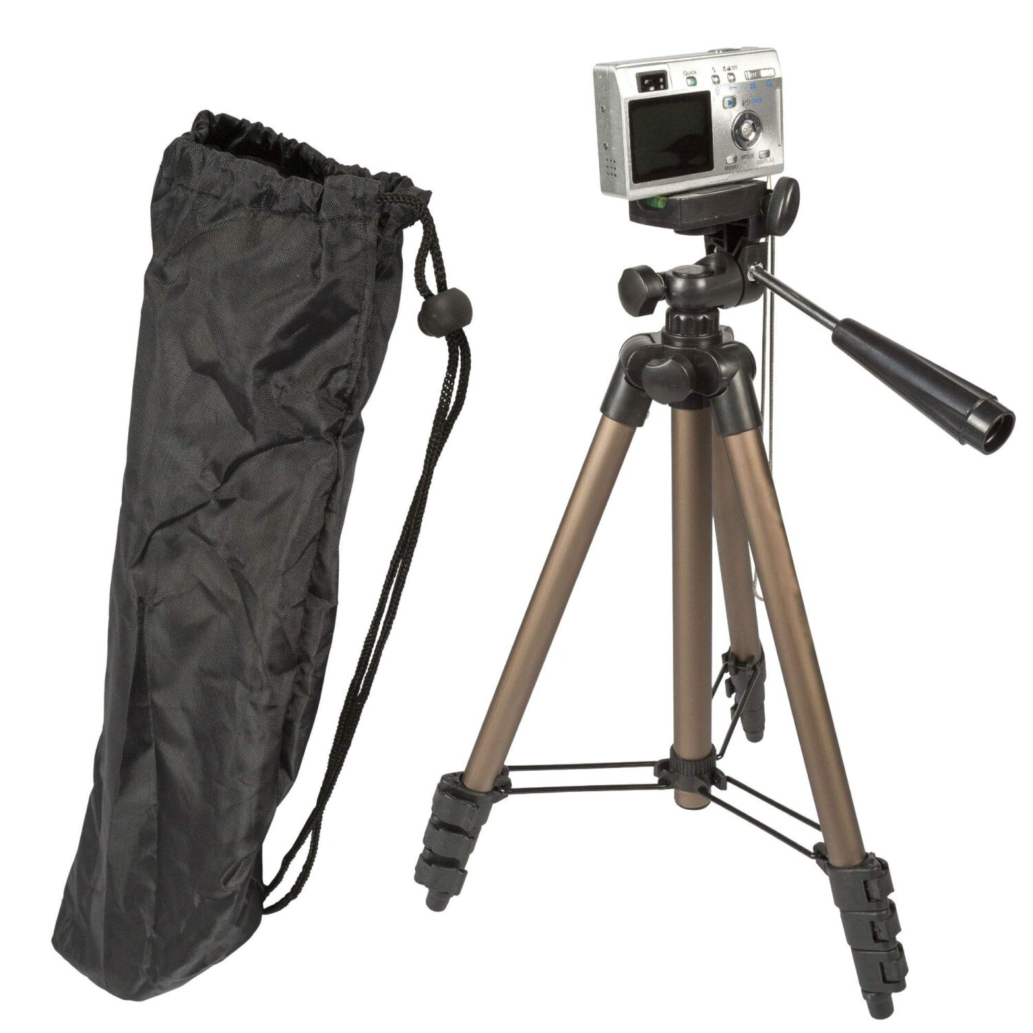 TronicXL Tripod 19 Universal Kamera Stativ 105cm + Tasche, 8,99