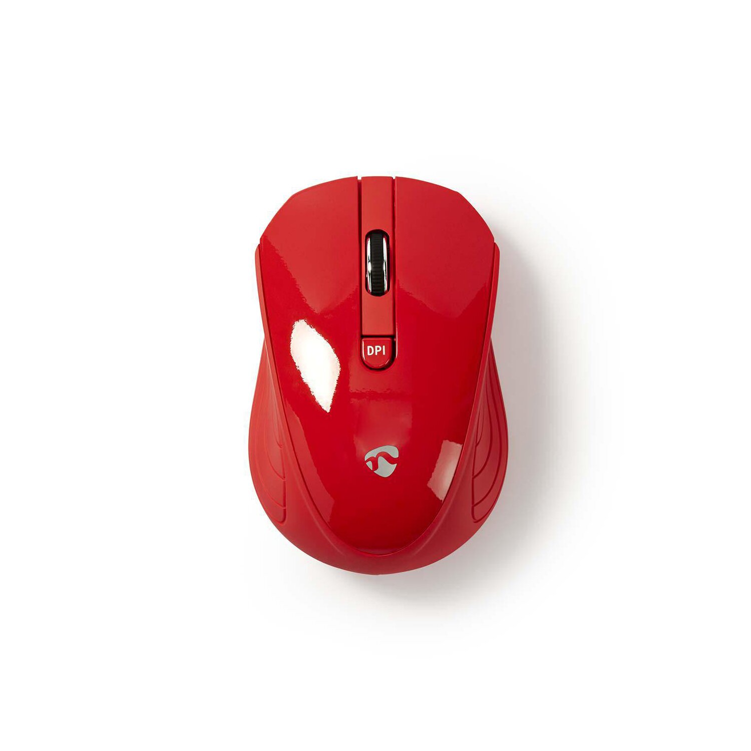 Funkmaus Wireless Mouse kabellos Maus | 1000 dpi | 3 Tasten | Rot, 9,75