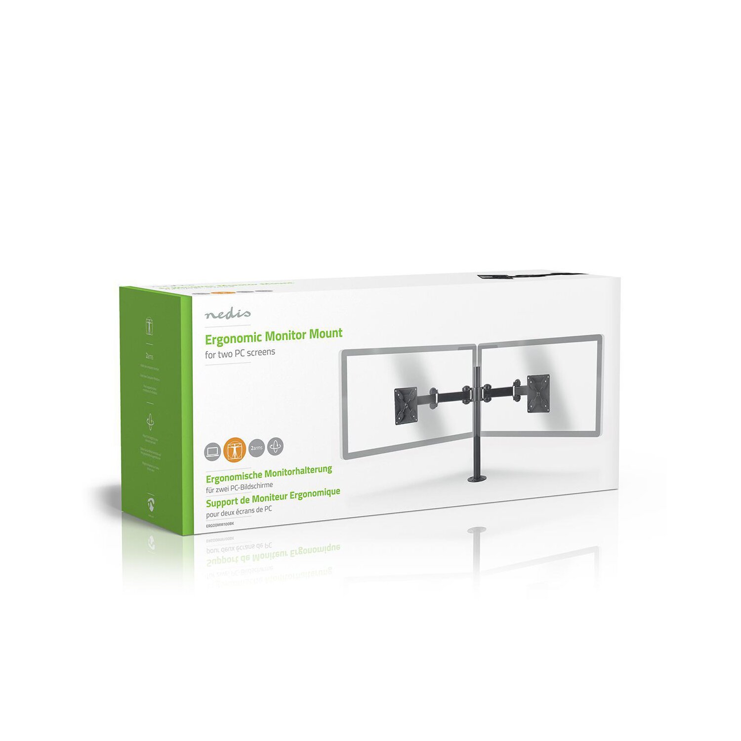 Doppel Monitor Halterung 2 Monitore Monitorhalterung | Doppelmonitora ...