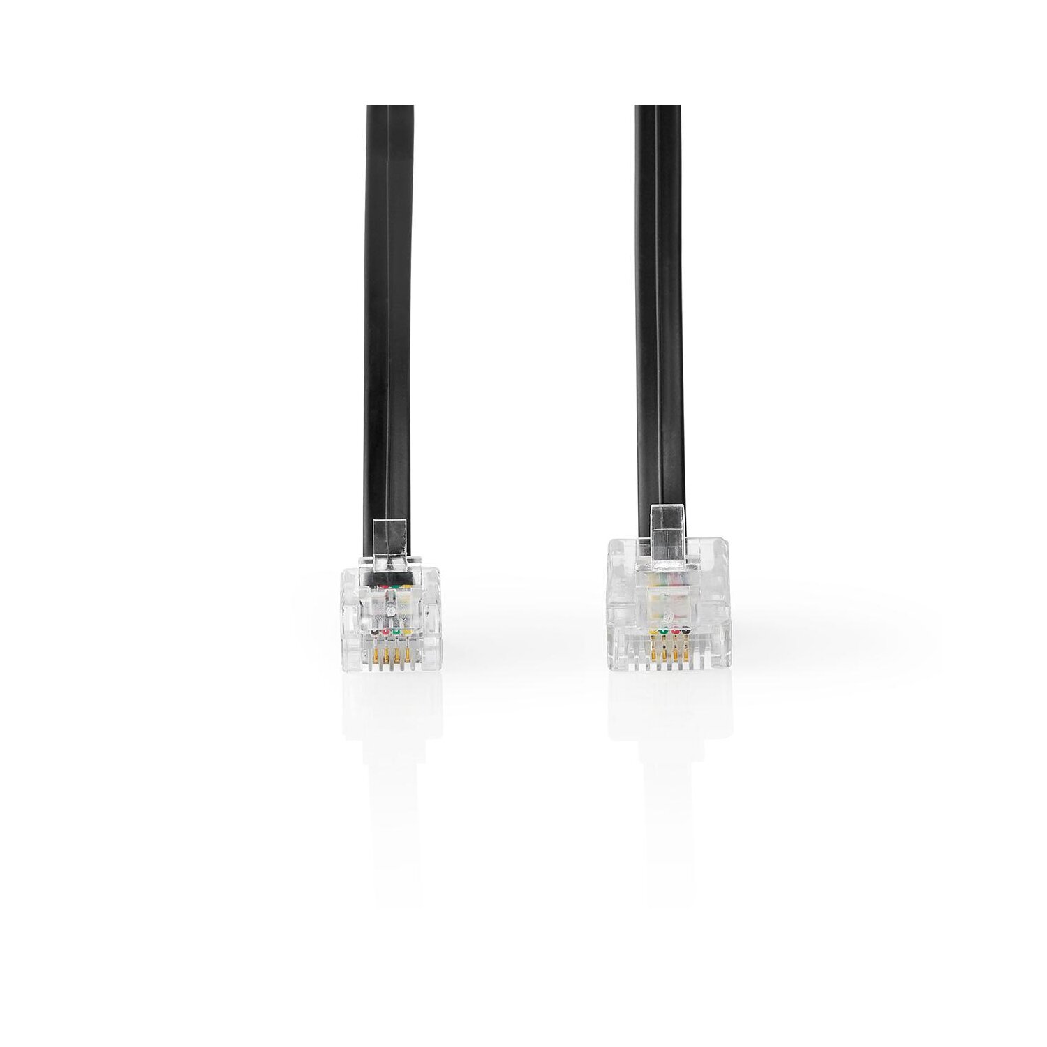 RJ11 - RJ45 Adapter Anschluss kabel Telefon Verlängerungskabel 5m 5 M ...